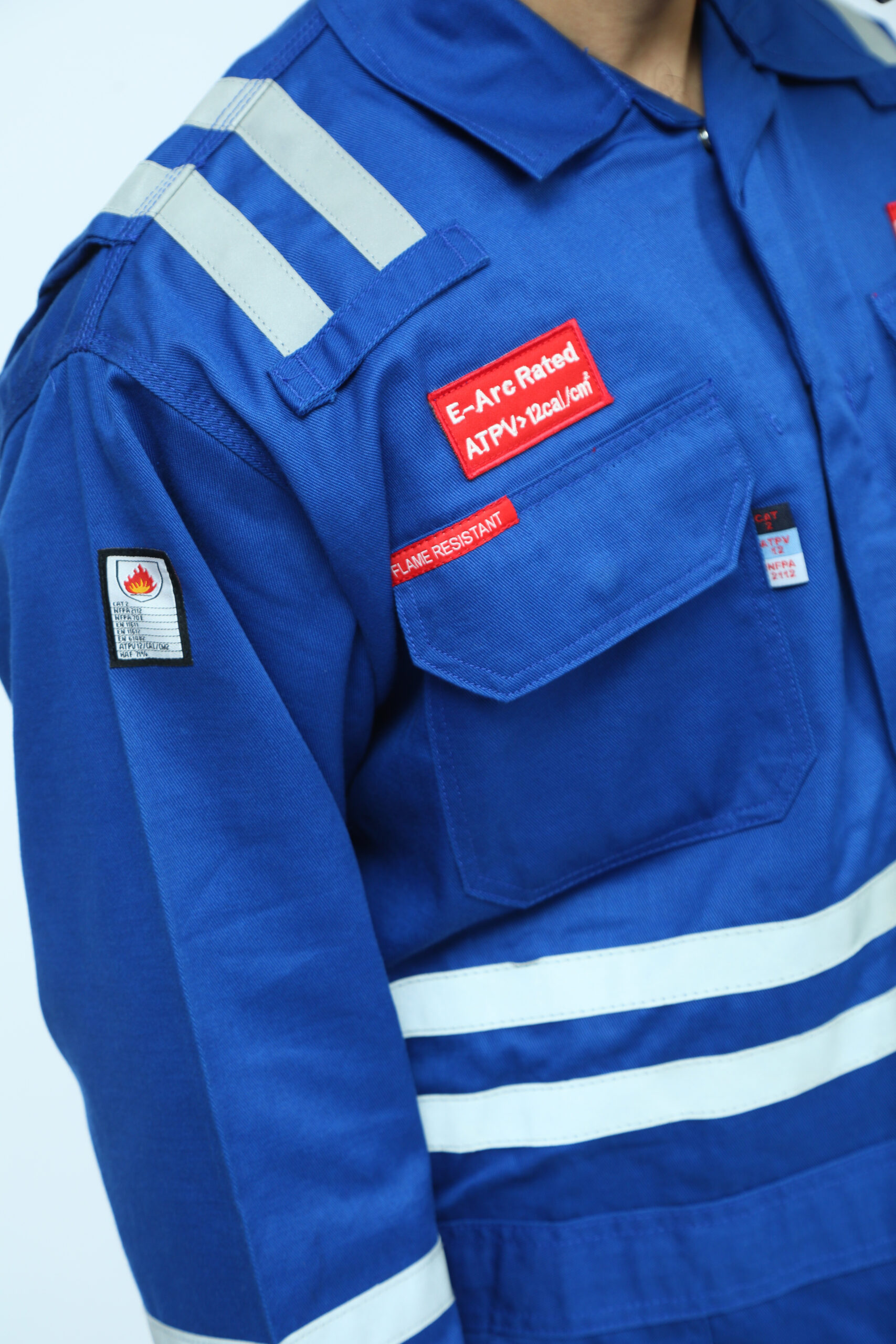 Flame Retardant 12 Cal Coverall – High Safety Gear – MultiTex International